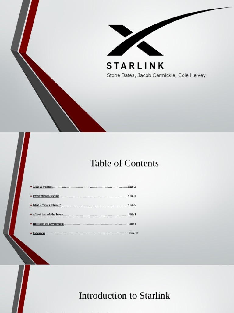 Starlink PPT | PDF