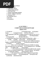 Application Software Multiple Choice Questions PDF: Ans: A End-User ...