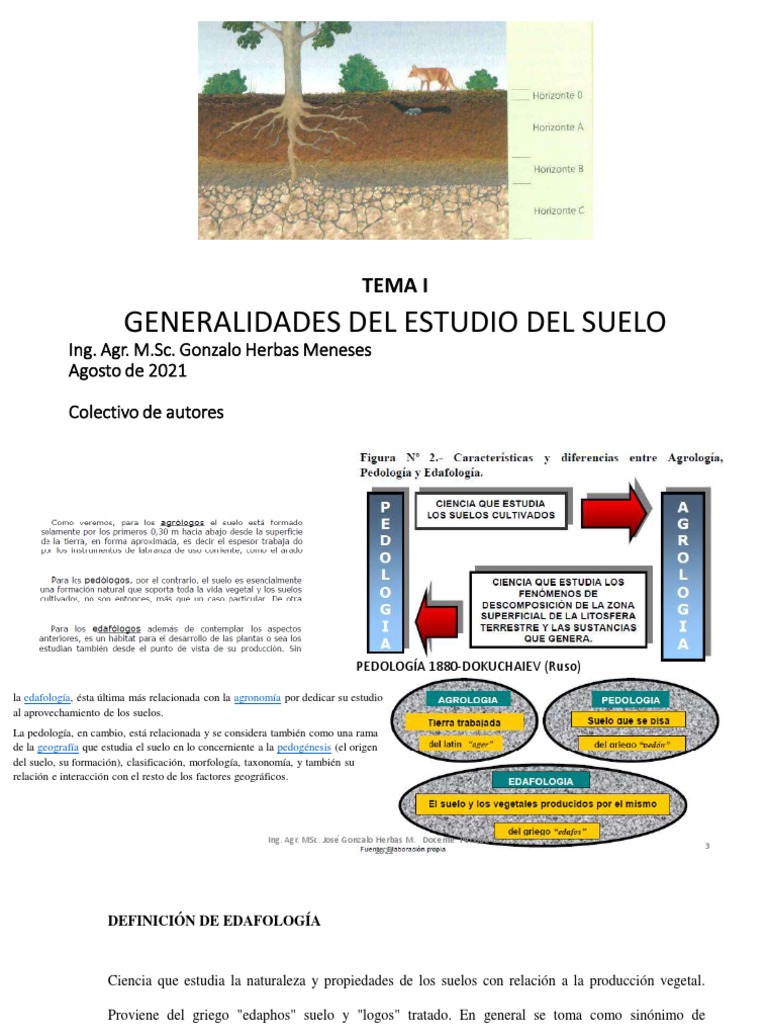 Clase I. Generalidades Del Estudio de Suelos | PDF | Suelo | Roca (geología)
