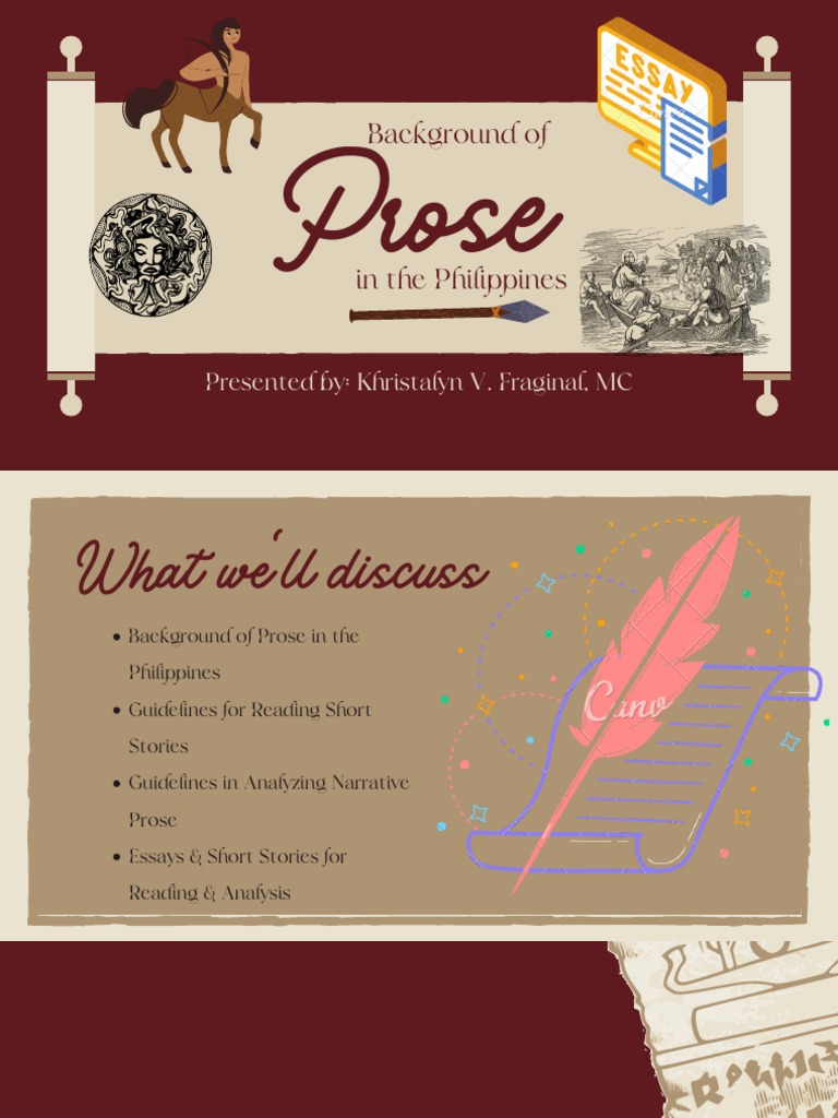 Background of Prose | PDF | Philippines