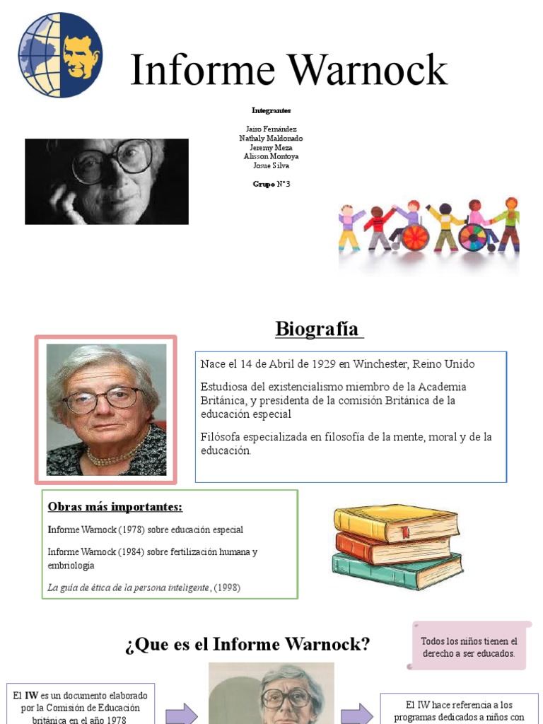 Informe Warnock-Inclusión Educativa - Grupo 3 | PDF