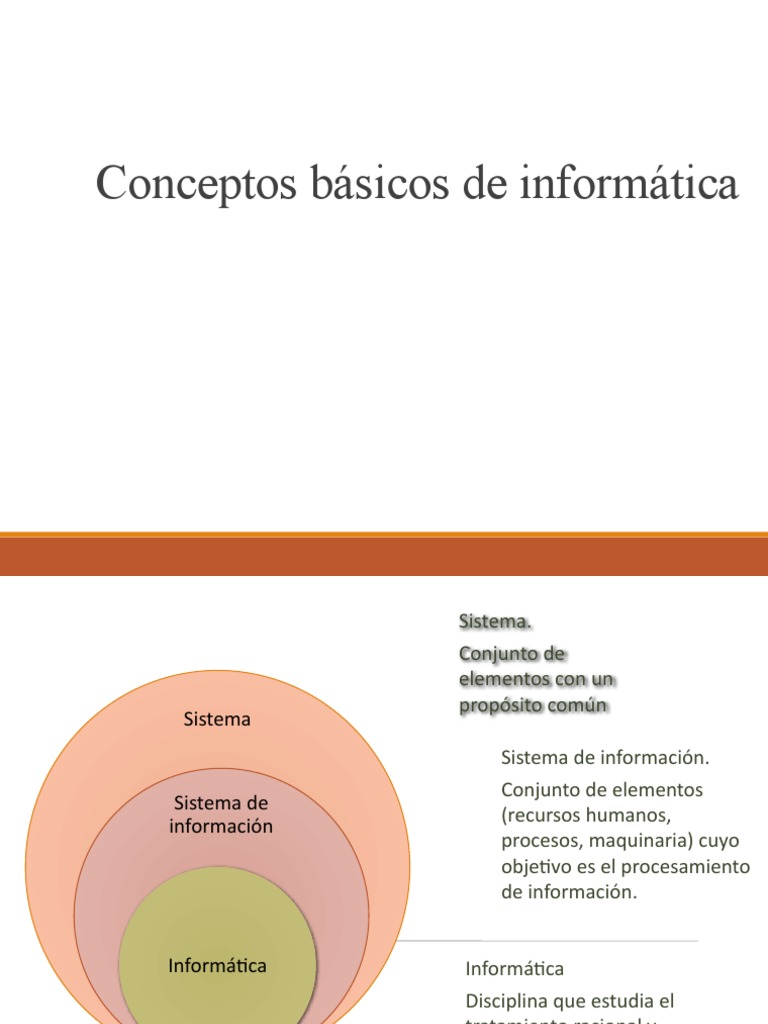 Conceptos Basicos de Informatica | PDF | Informática | Hardware de la computadora