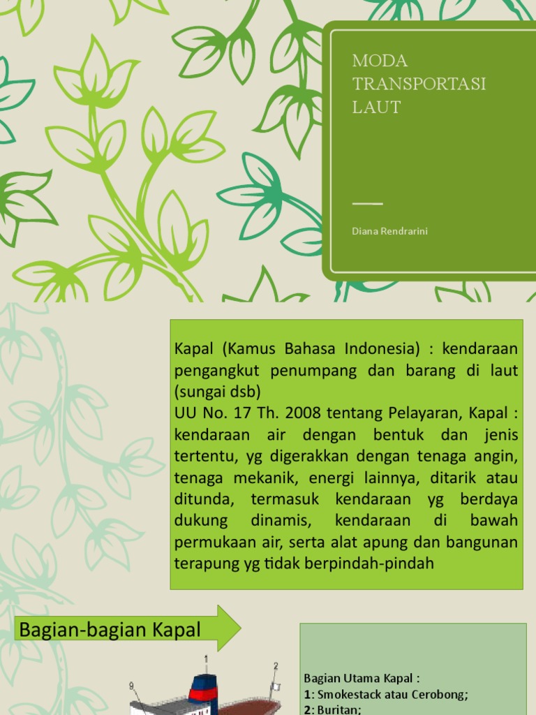 Moda Transportasi Laut | PDF