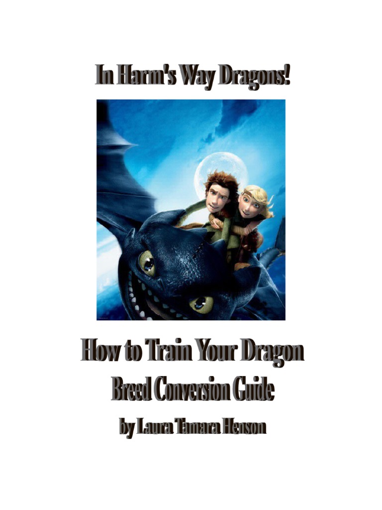 HTTYD Breeds For in Harms Way: Dragons RPG | PDF