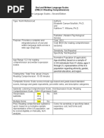 GFTA-3 Record Form Instructions | PDF | Syllable | Phoneme