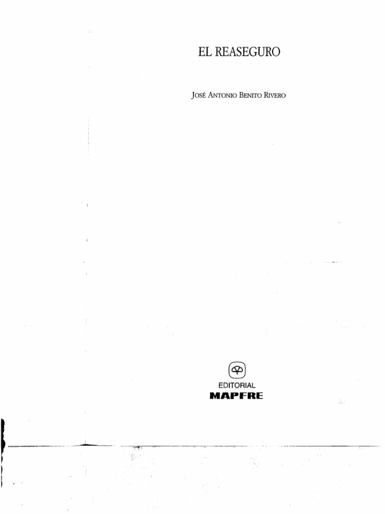 13 El Reaseguro Jose Benito Rivero | PDF | Negocios | Tecnología