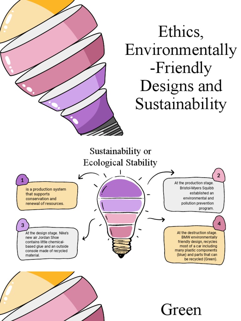Sustainable Design and Ethics in Manufacturing | PDF | Product ...