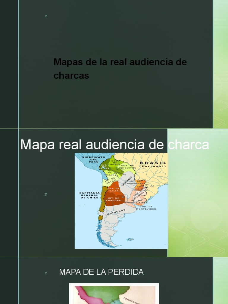 Mapas de La Real Audiencia de Charcas | PDF