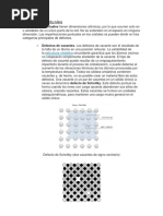 Defectos Sustitucionales en Cristales | PDF | Dislocación | Cristal