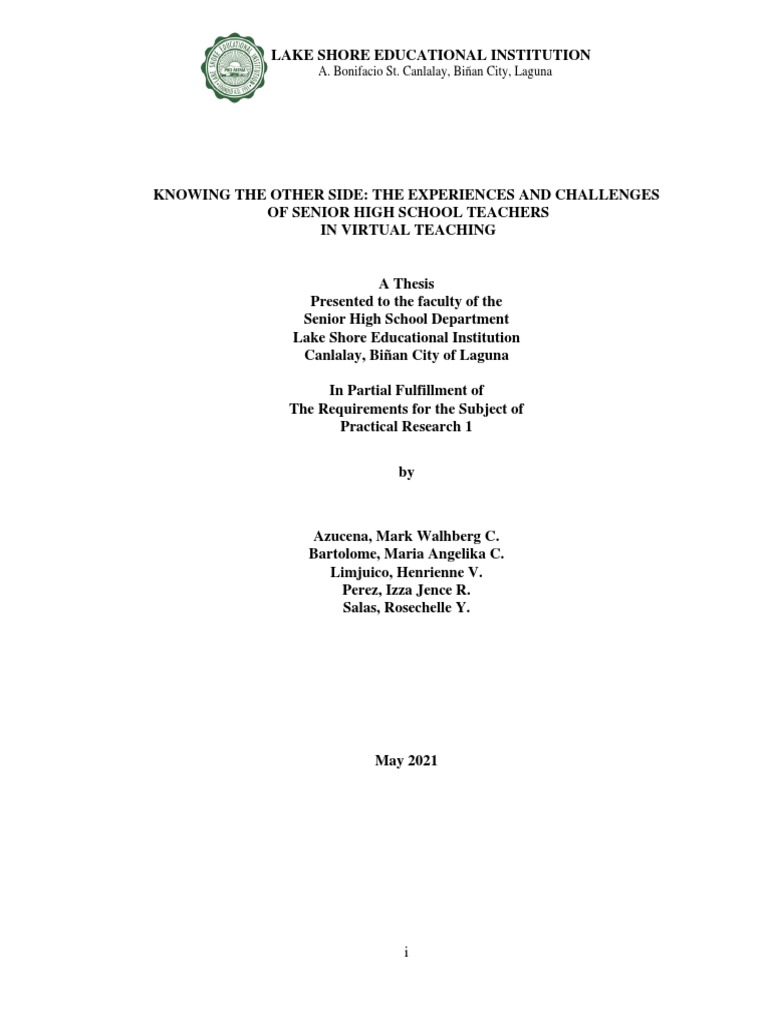 Final Na Talaga | PDF | Educational Technology | Teachers