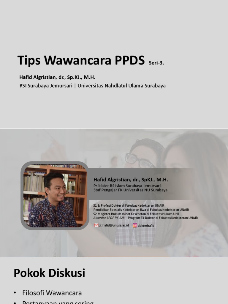 Tips Wawancara PPDS | PDF | Sains & Matematika