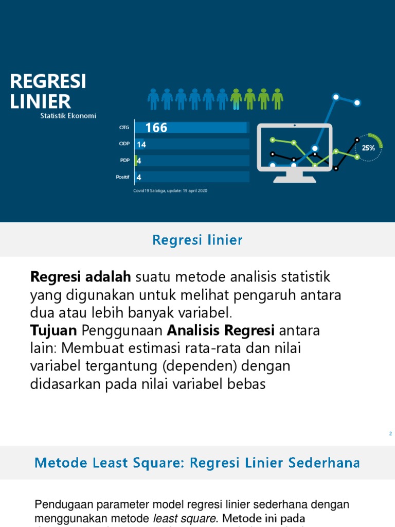 Regresi Linier: Metode dan Aplikasi | PDF