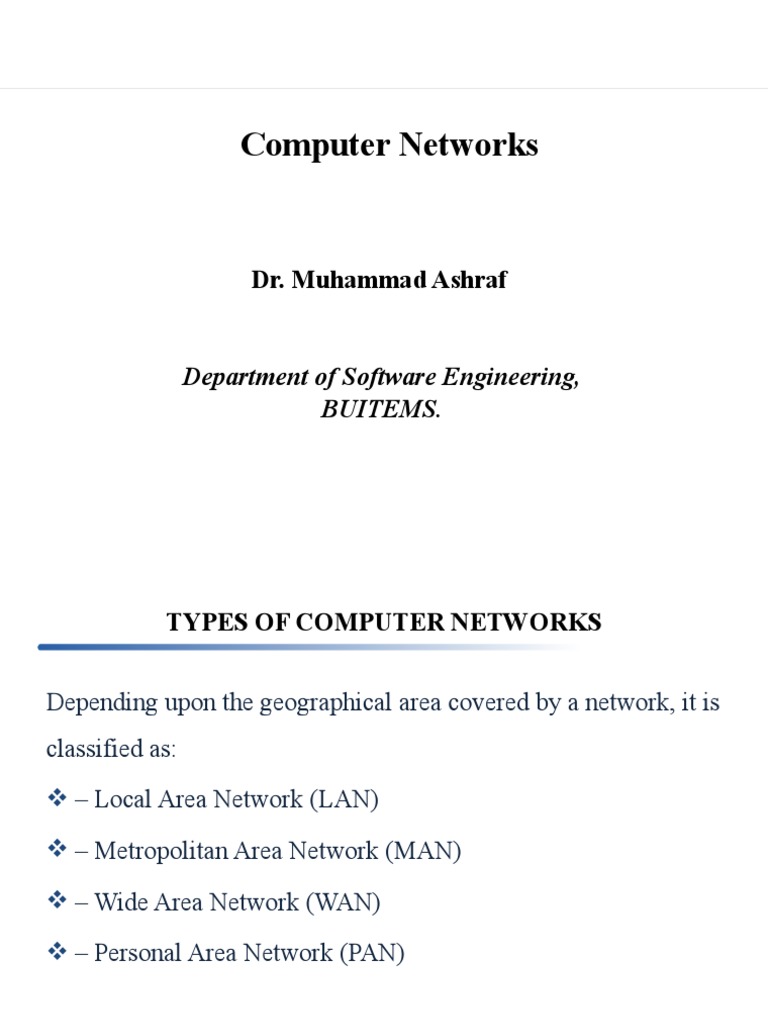Types of Networks | PDF | Computer Network | Local Area Network