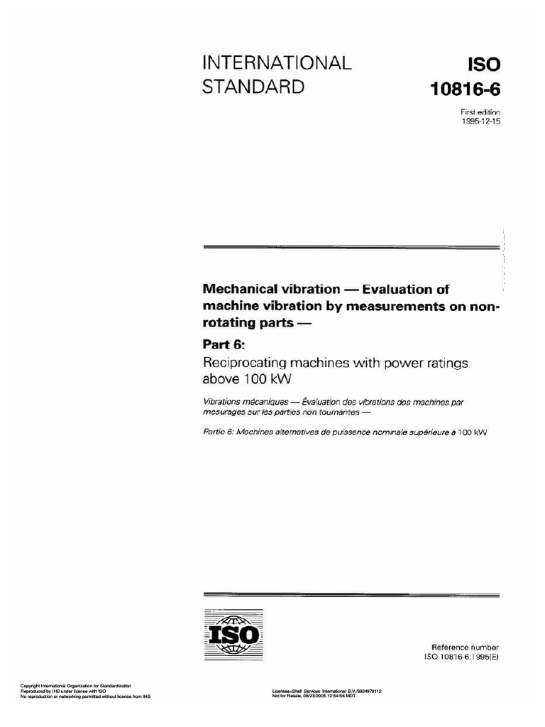 ISO 10816-6 | PDF