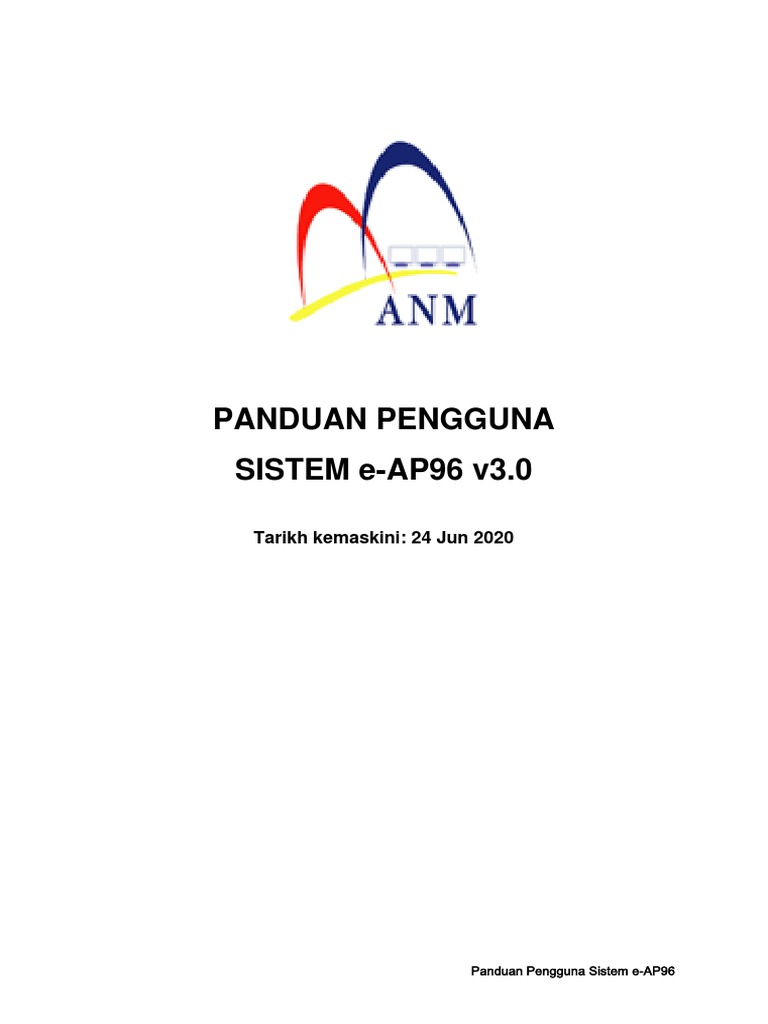 Panduan Sistem e-AP96 untuk Pengguna | PDF
