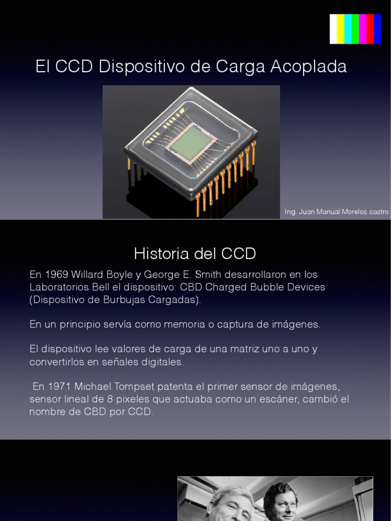 El CCD Dispositivo de Carga Acoplada | PDF | Dispositivo de carga ...