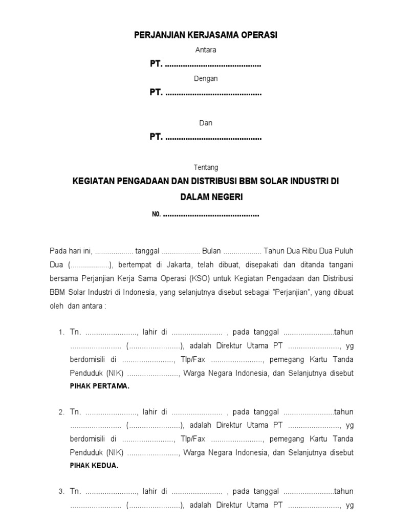 Draft Kso Trading | PDF