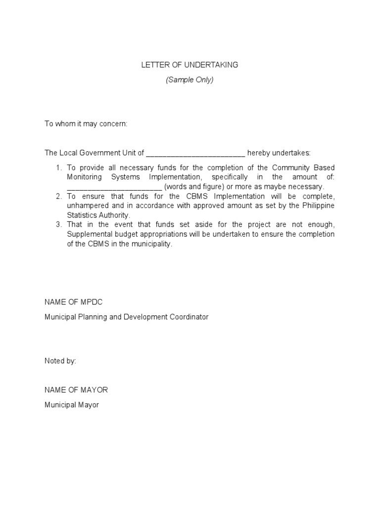 Notarized Undertaking | PDF