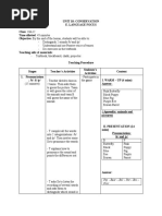 Pre-Demo Pvosbm Lesson Plan | PDF | Pedagogy | Human Communication