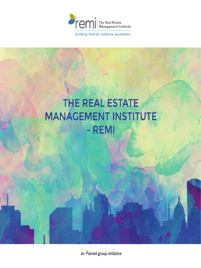 Real Estate Management Programs at REMI | PDF | Finance & Money ...
