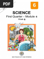 Grade 6 Science Module 1 Lesson 1 and 2 Final | PDF | Solution | Mixture