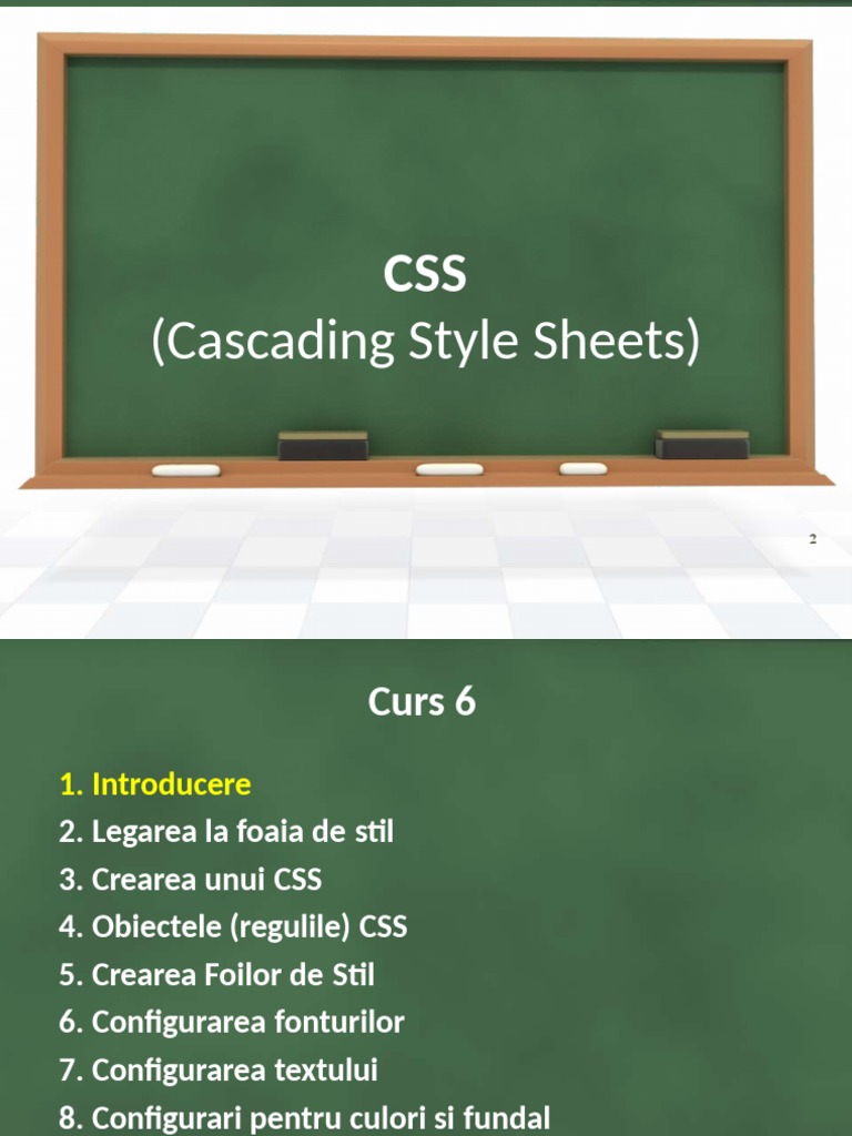 CSS Prezentare | PDF