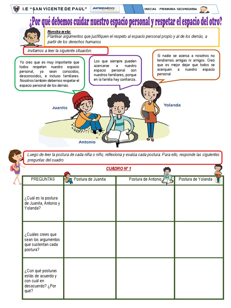 ¿Por Qué Debemos Cuidar Nuestro Espacio Personal y | PDF