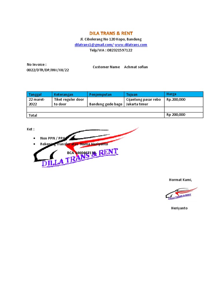 Master Invoice | PDF