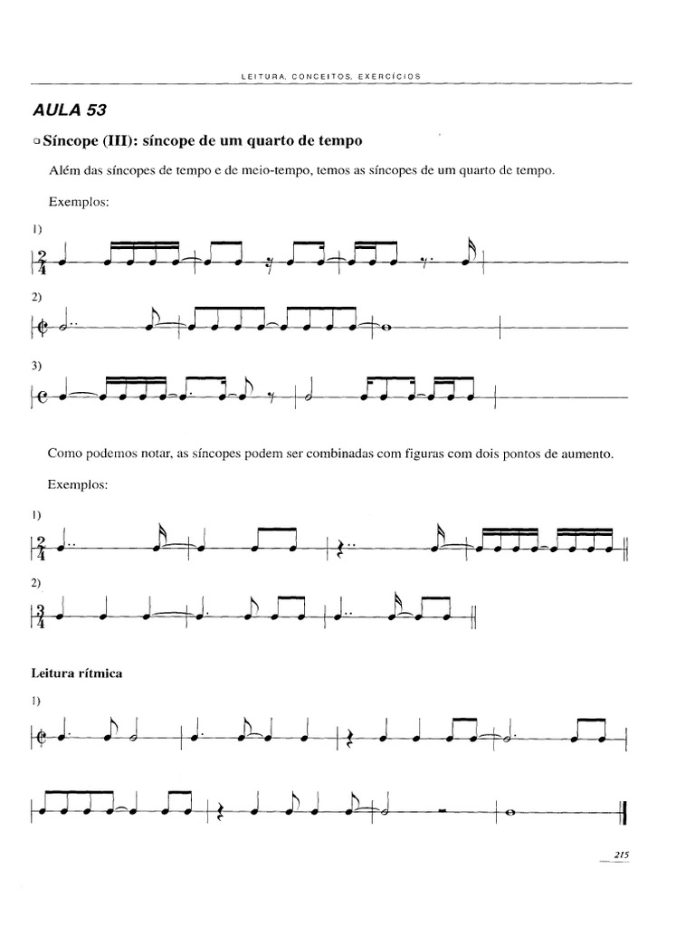 Rhythmic Exercises (Antonio Adolfo) Advanced Rhythms Exercises | PDF