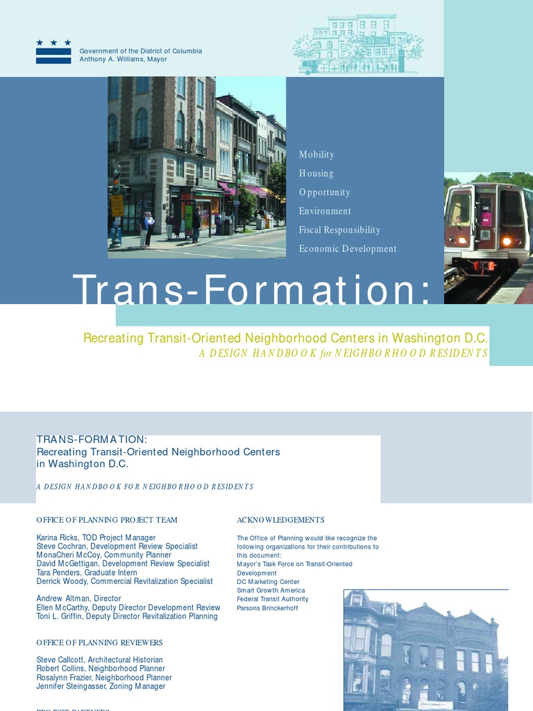 Trans-Formation:: Recreating Transit-Oriented Neighborhood Centers in ...
