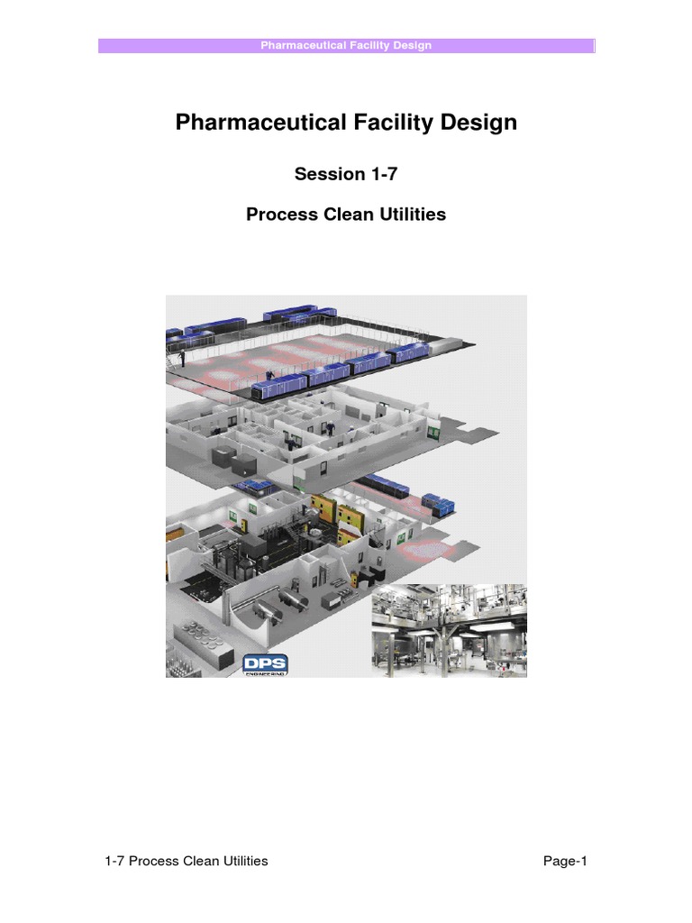Process Clean Utilities in Pharma Design | PDF | Water | Steam