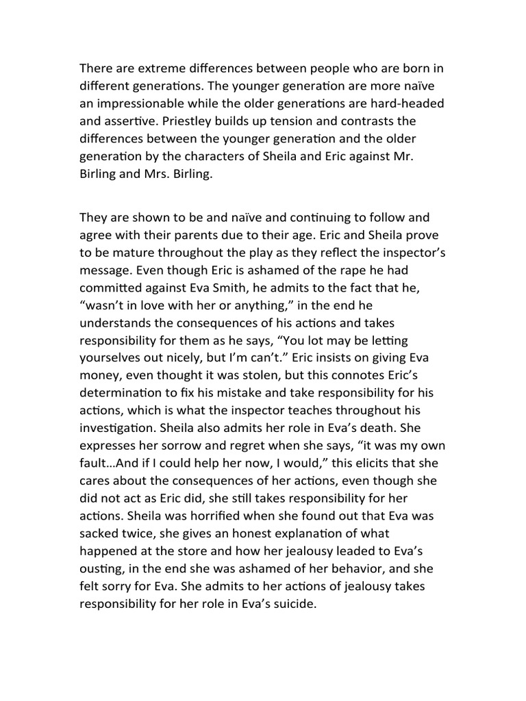 Younger Generation vs. Older Generation | PDF