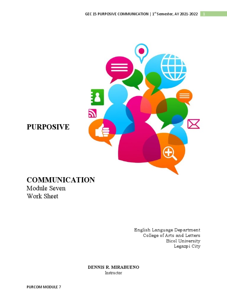 Worksheet Purcom Chapter 7 | PDF | Climate Change | Change