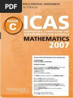 Icas Past Papers Answers | PDF