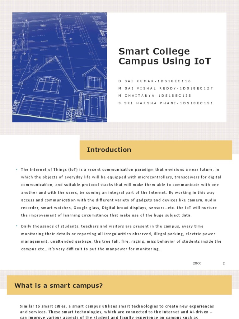Smart College Campus Using IoT New | PDF