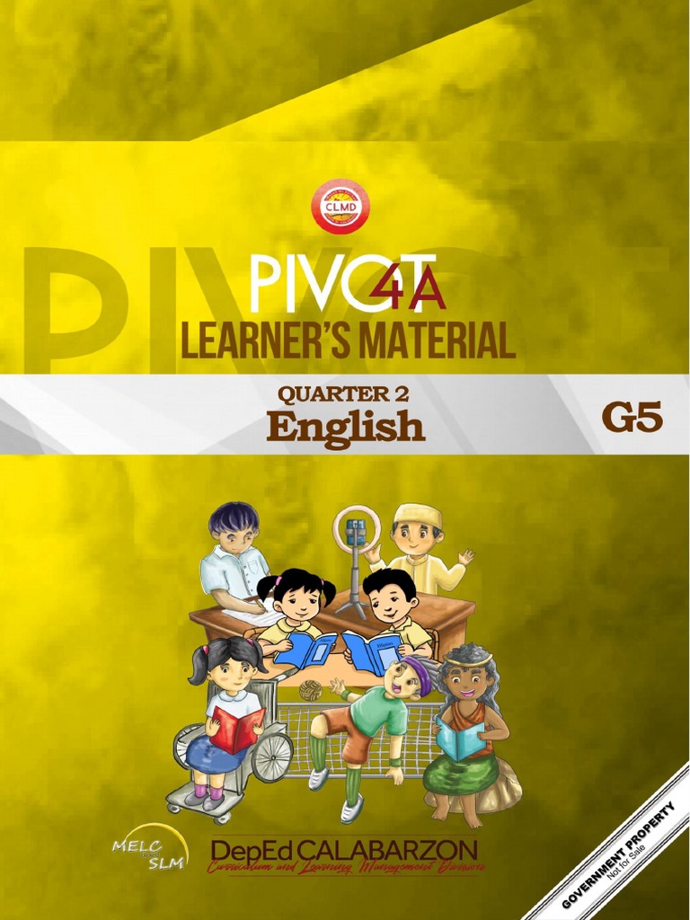 English 5 Q2 Pivot 4A | PDF