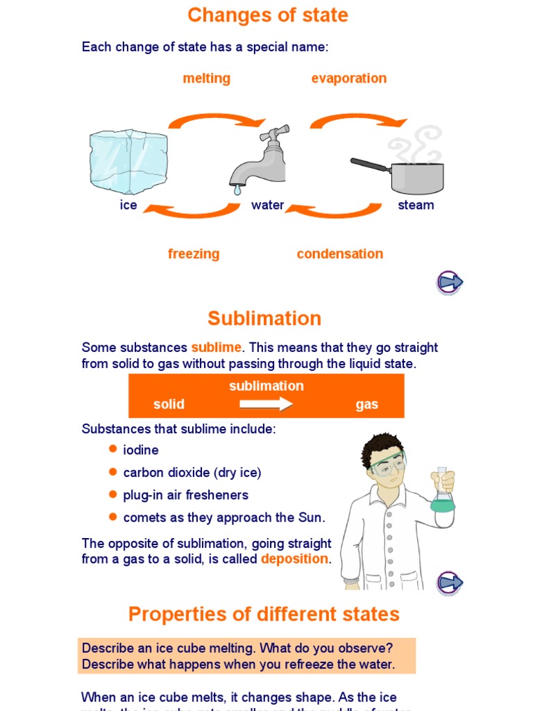 Changing States of Matter | PDF