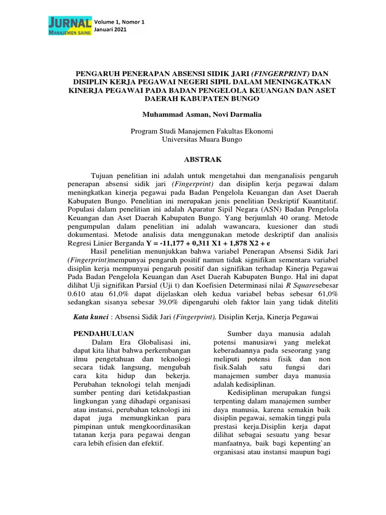 Jurnal 2 Muh Asman | PDF