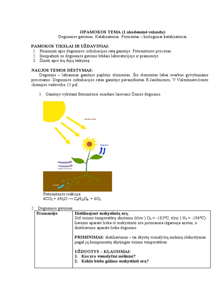 Deguonies Gavimas. | PDF