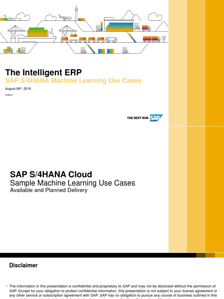 SAP Intelligent ERP - Machine Learning Use Cases | PDF | Accounts ...