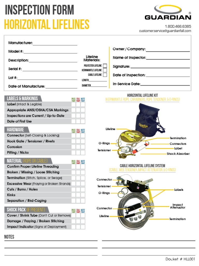 Inspection Form HLL 5-12-2021 | PDF | Rope | Building Engineering