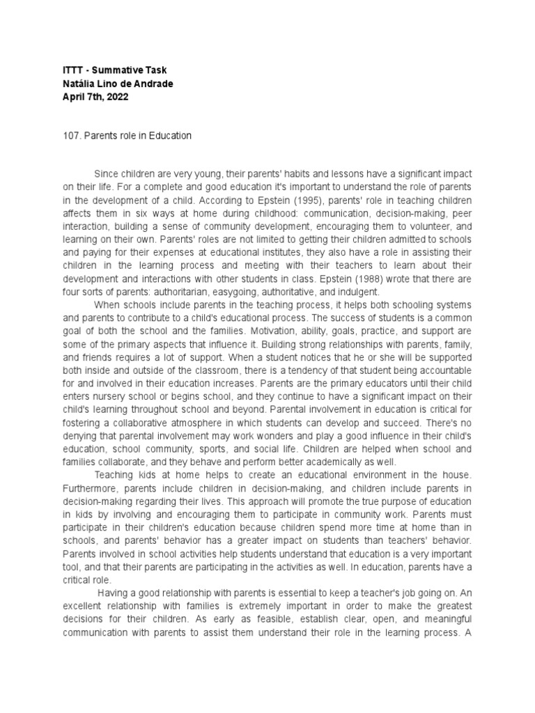 ITTT - Summative Task - Natalia Lino | PDF