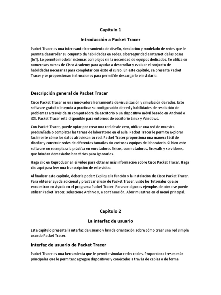 Curso de Packet Tracer | PDF