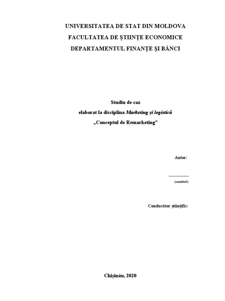 Lucru Individual Marketing | PDF