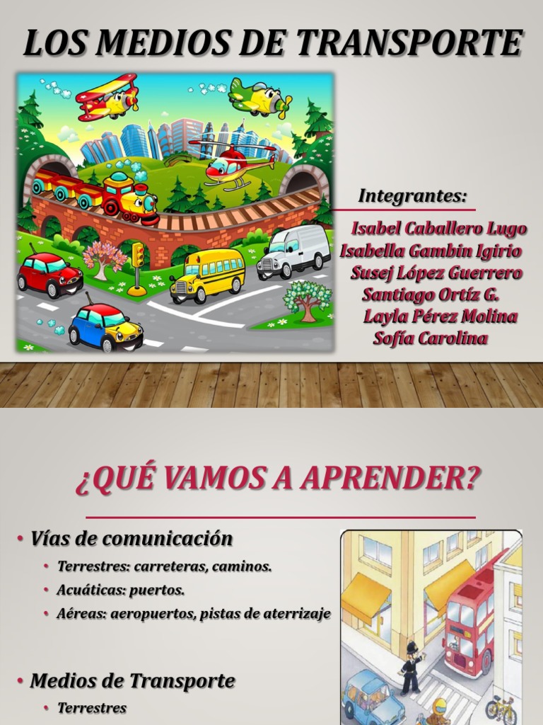 Medios de Transporte | PDF | Transporte | Transporte de tierra