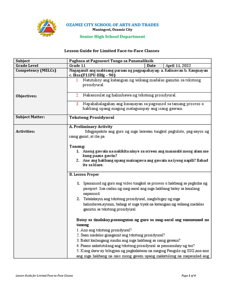 TG Prosidyural | PDF