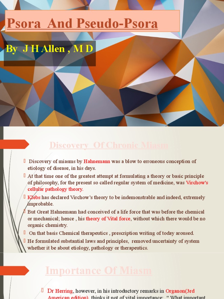 'Psora and Pseudo-Psora' 2 | PDF