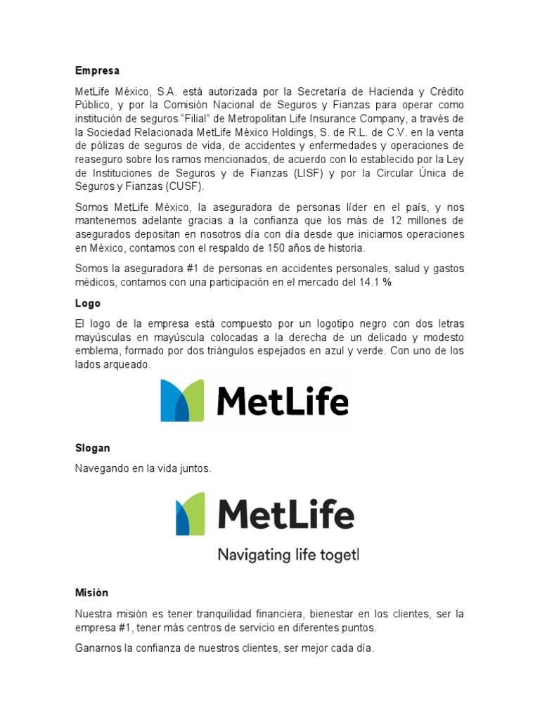 Metlife Seguros de Vida | PDF