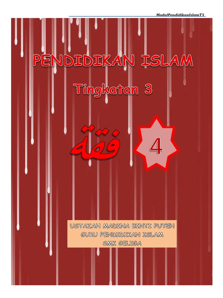 Pendidikan Islam Tingkatan 3 Bidang Feqah | PDF
