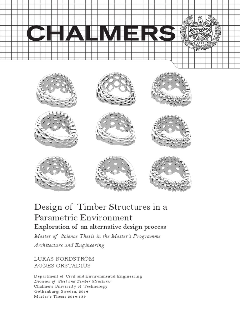 Design of Timber Structures in A Parametric Environment: Form Finding and Size Optimization ...